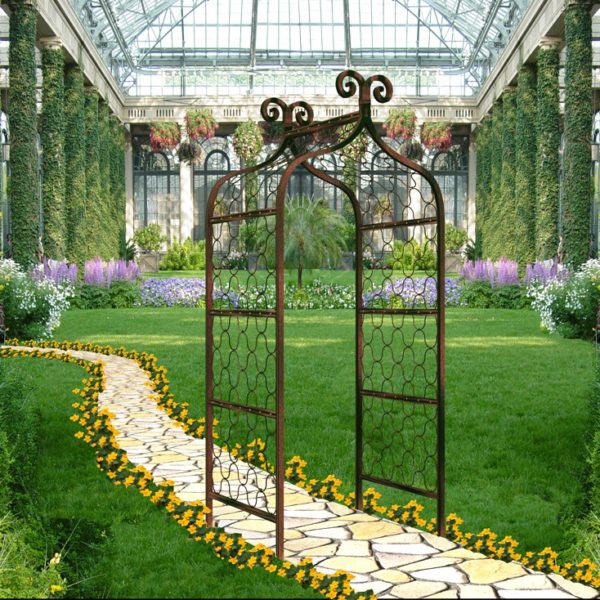 Wrought iron decorative garden arch Archives » Wrought Iron Concept
