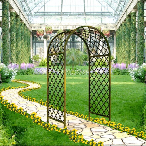 Wrought iron decorative garden arch Archives » Wrought Iron Concept