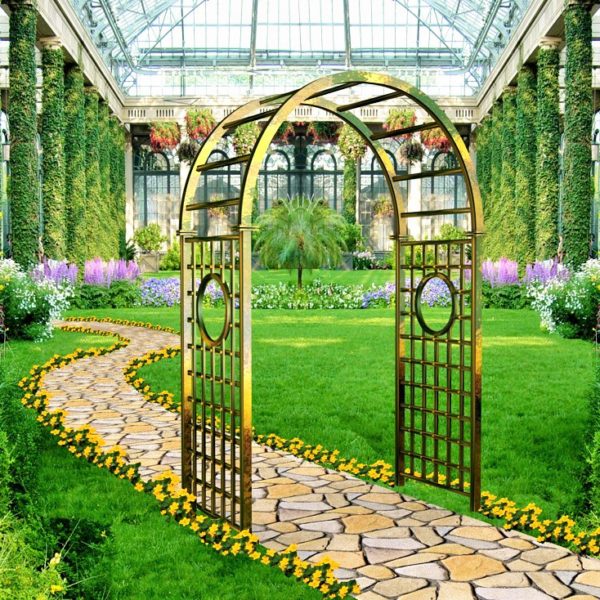 Wrought iron decorative garden arch Archives » Wrought Iron Concept