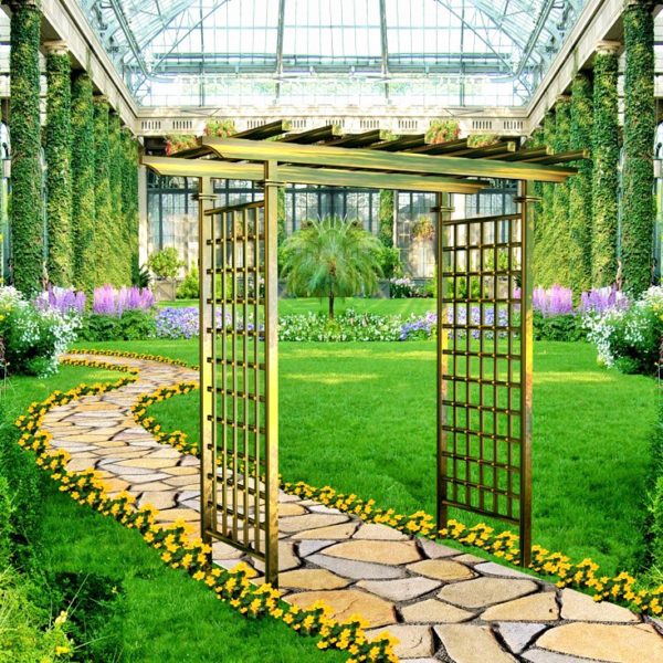 iron garden arbor,arch G-014 » Wrought Iron Concept