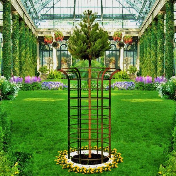 Wrought iron garden ,park tree guard Archives » Wrought Iron Concept