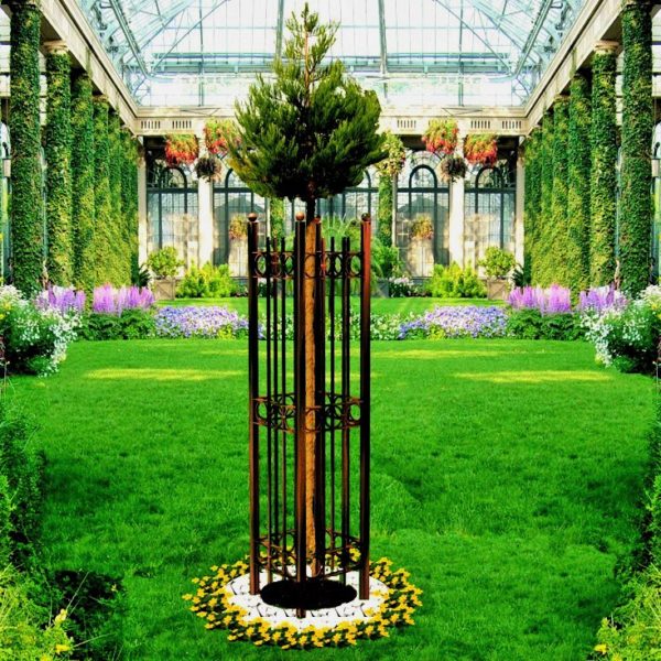 Wrought iron garden ,park tree guard Archives » Wrought Iron Concept